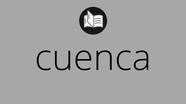Descubre las Palabras de Cuenca y Su Significado: Un Viaje Lingüístico ...