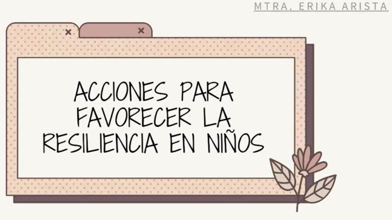 10 Acciones Efectivas para Favorecer la Resiliencia en Niños - forenpsico.es - Blog Informativo